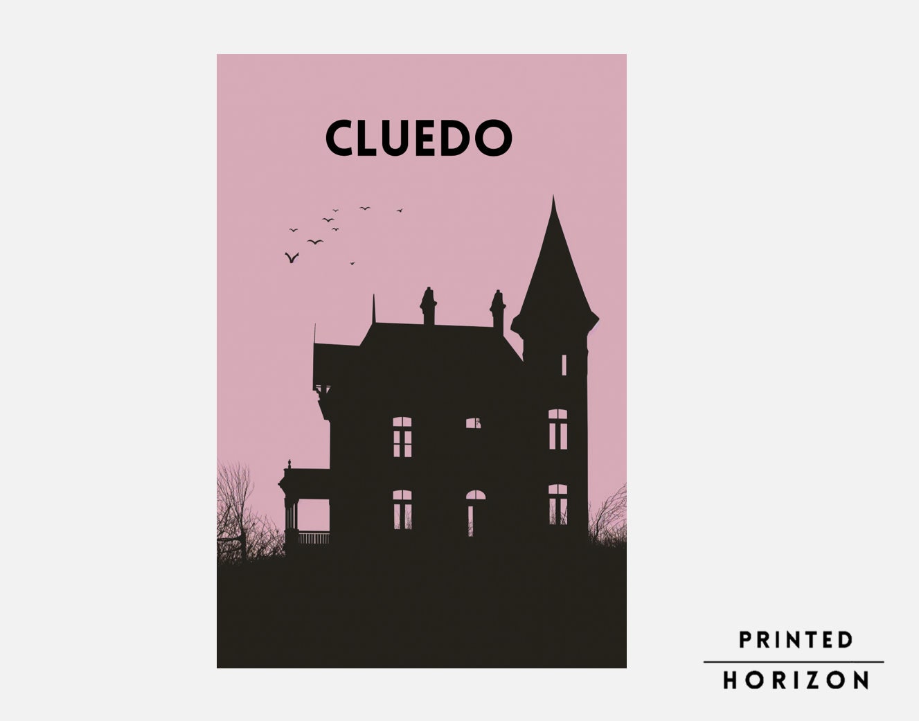 Cluedo Board Game, Downloadable Print, Boardgame Poster, Family Board ...