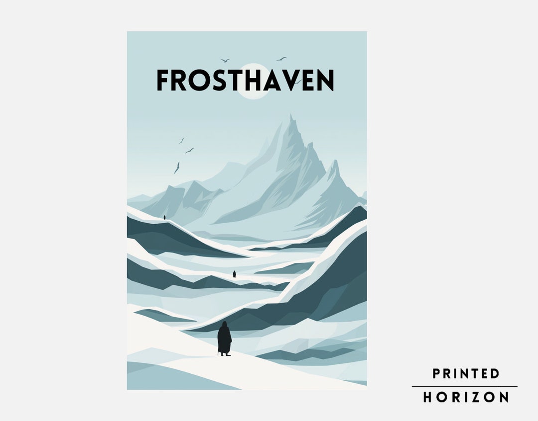Frosthaven Board Game, Downloadable Print, Boardgame Poster, Family ...