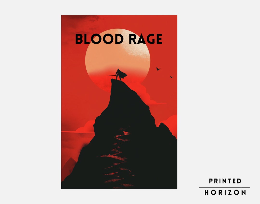 Blood Rage Board Game, Downloadable Print, Boardgame Poster, Family ...