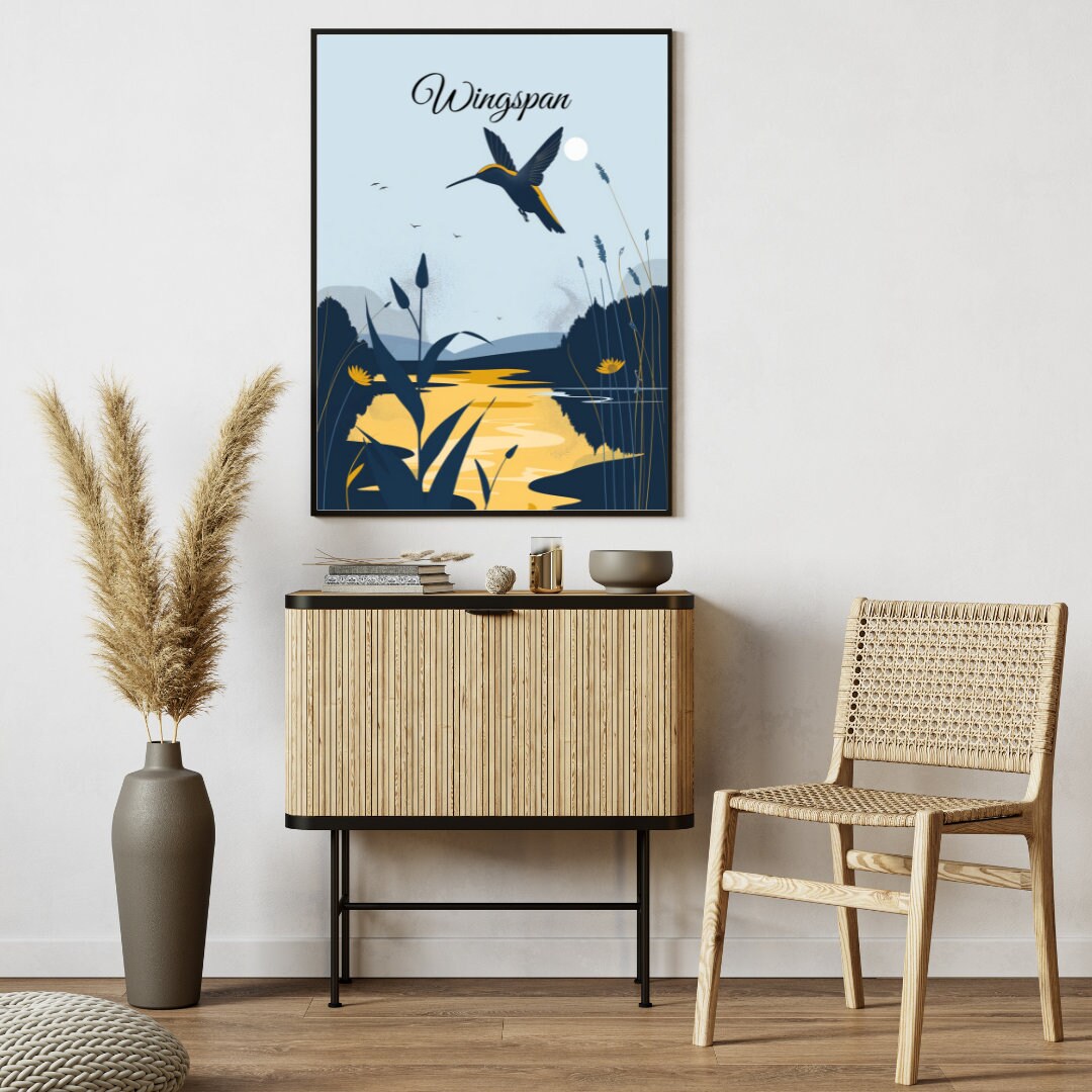 Wingspan Board Game, Downloadable Print, Boardgame Poster, Family Board ...