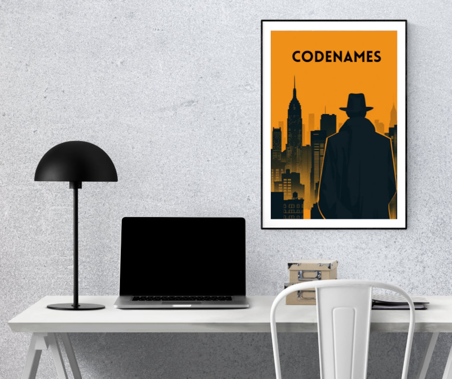 Codenames Board Game, Downloadable Print, Boardgame Poster, Family ...