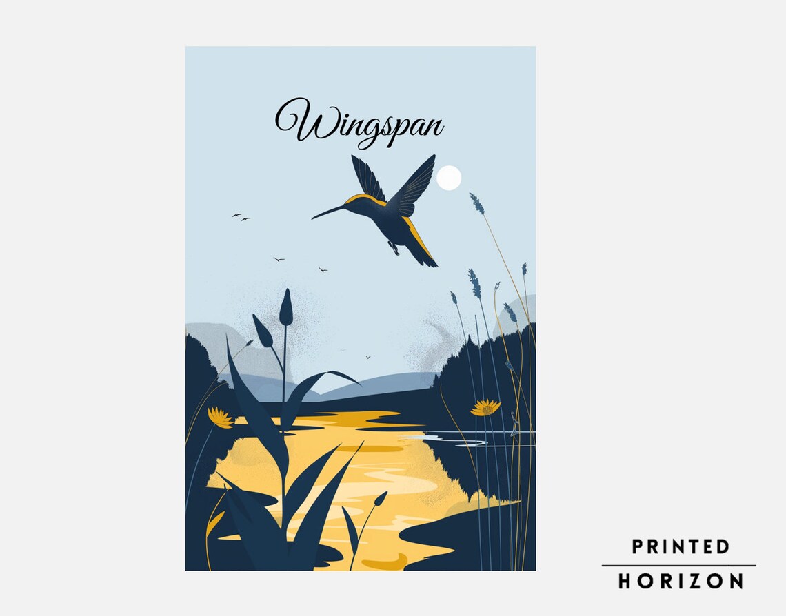 Wingspan Board Game, Downloadable Print, Boardgame Poster, Family Board ...