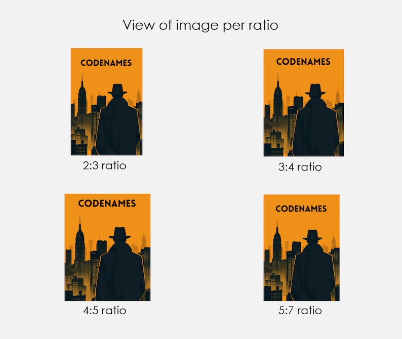 Codenames Board Game, Downloadable Print, Boardgame Poster, Family ...