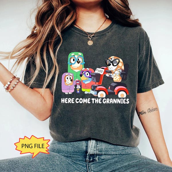 Here Come the Grannies Png - Etsy