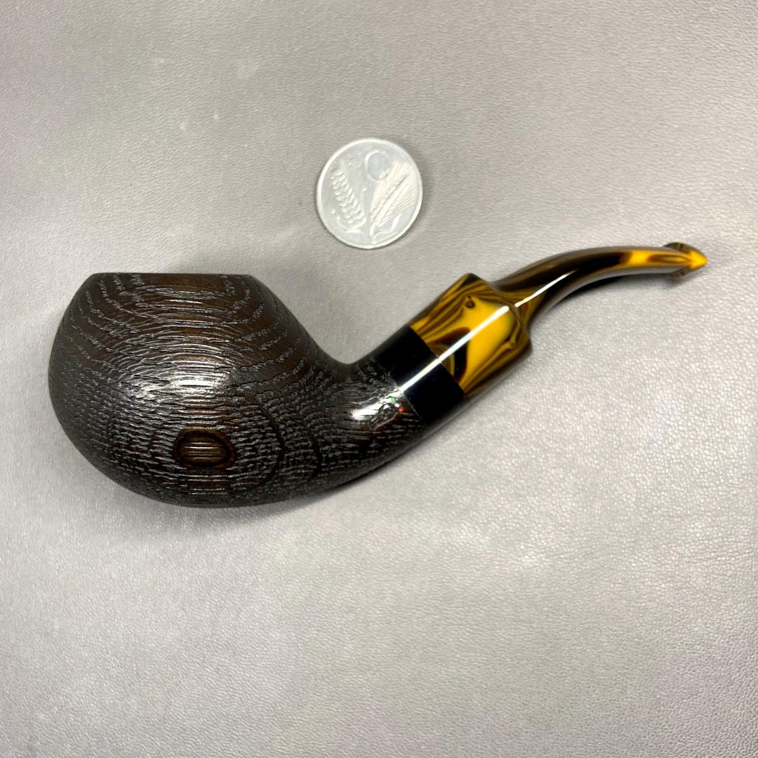 Handmade Italian Bog Oak Pipe, Leopipe Brand - Etsy