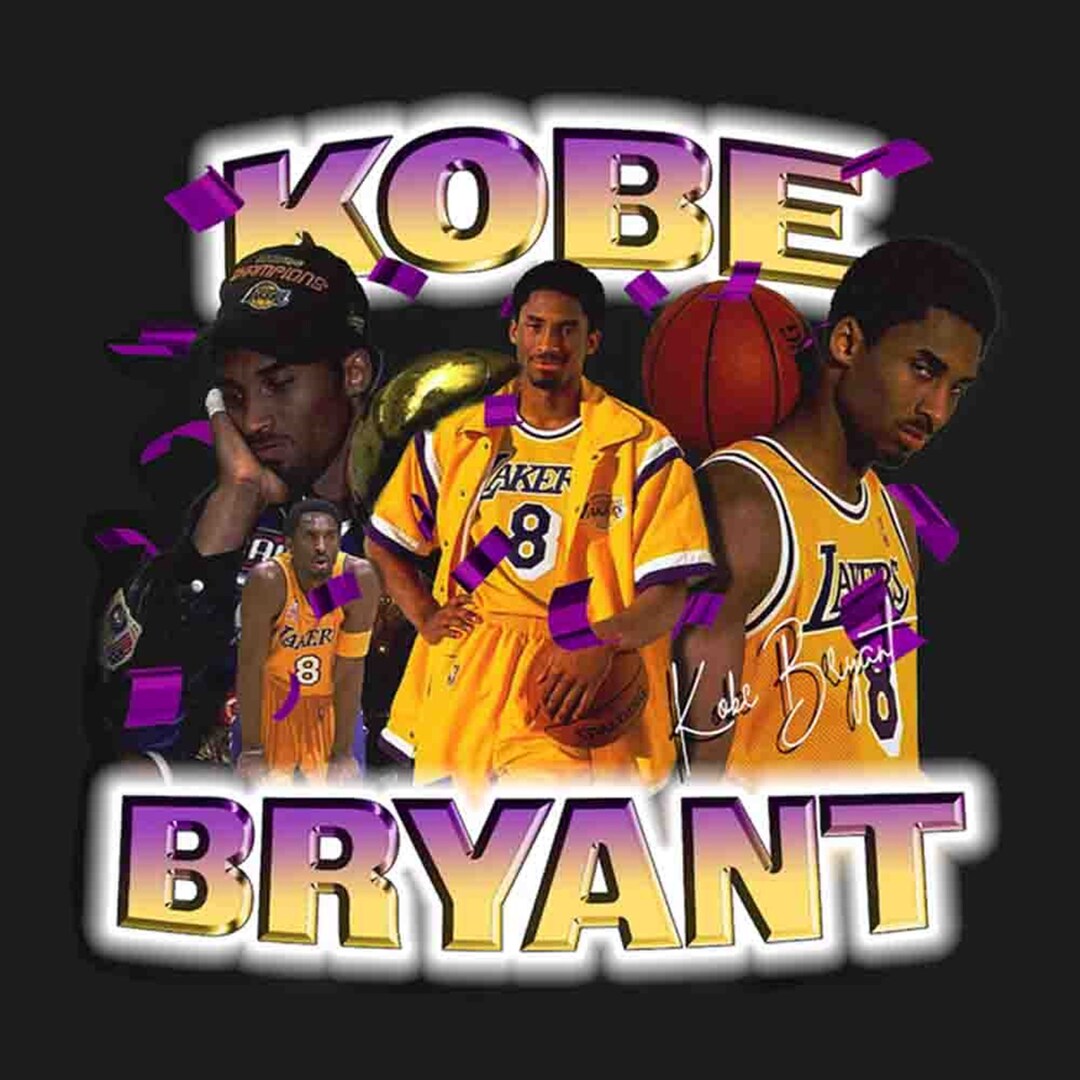 Custom Kobe Bryant Png Design Digital File, 300 DPI, PNG File, Ready to ...