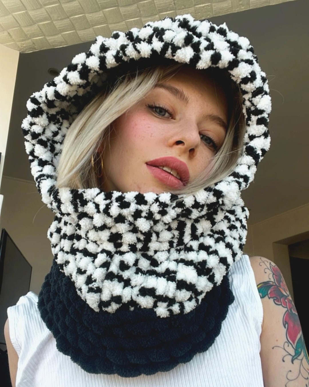 Fluffy Head Pieces/ Balaclava/ski Mask - Etsy