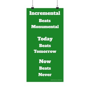 Action-taking Motivational Wall Poster (the Perfect Motivational Quote ...