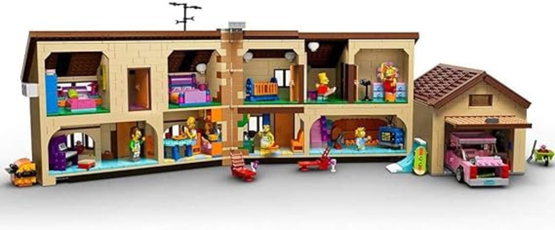 The Simpsons House Brick Buidling Kit - Etsy
