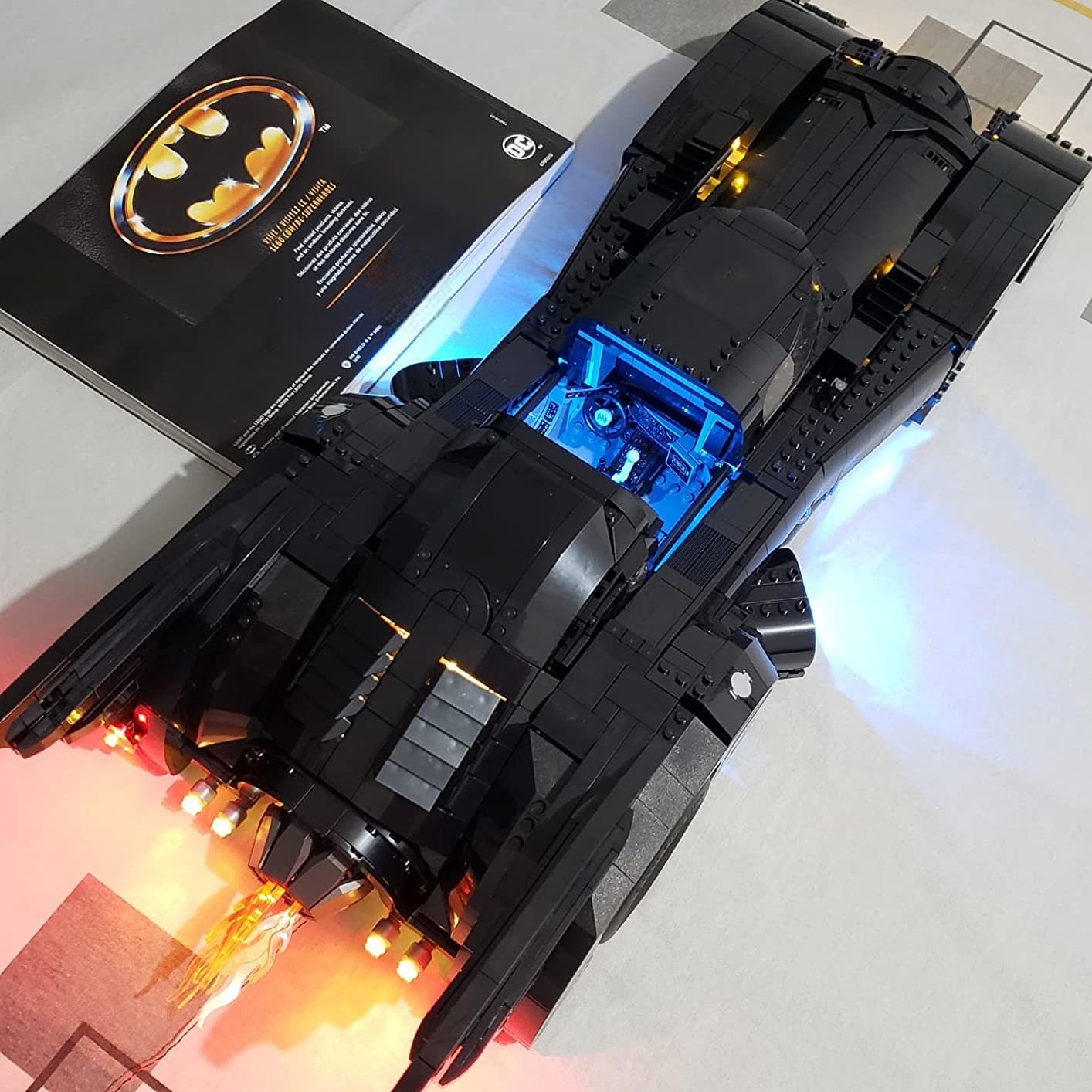 DC Batman 1989 Batmobile Building Kit 3,306 Pieces - Etsy