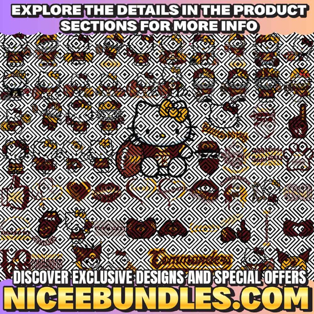 310 Hello-kitty Washington-commanders Logo Files Svg, Washington ...