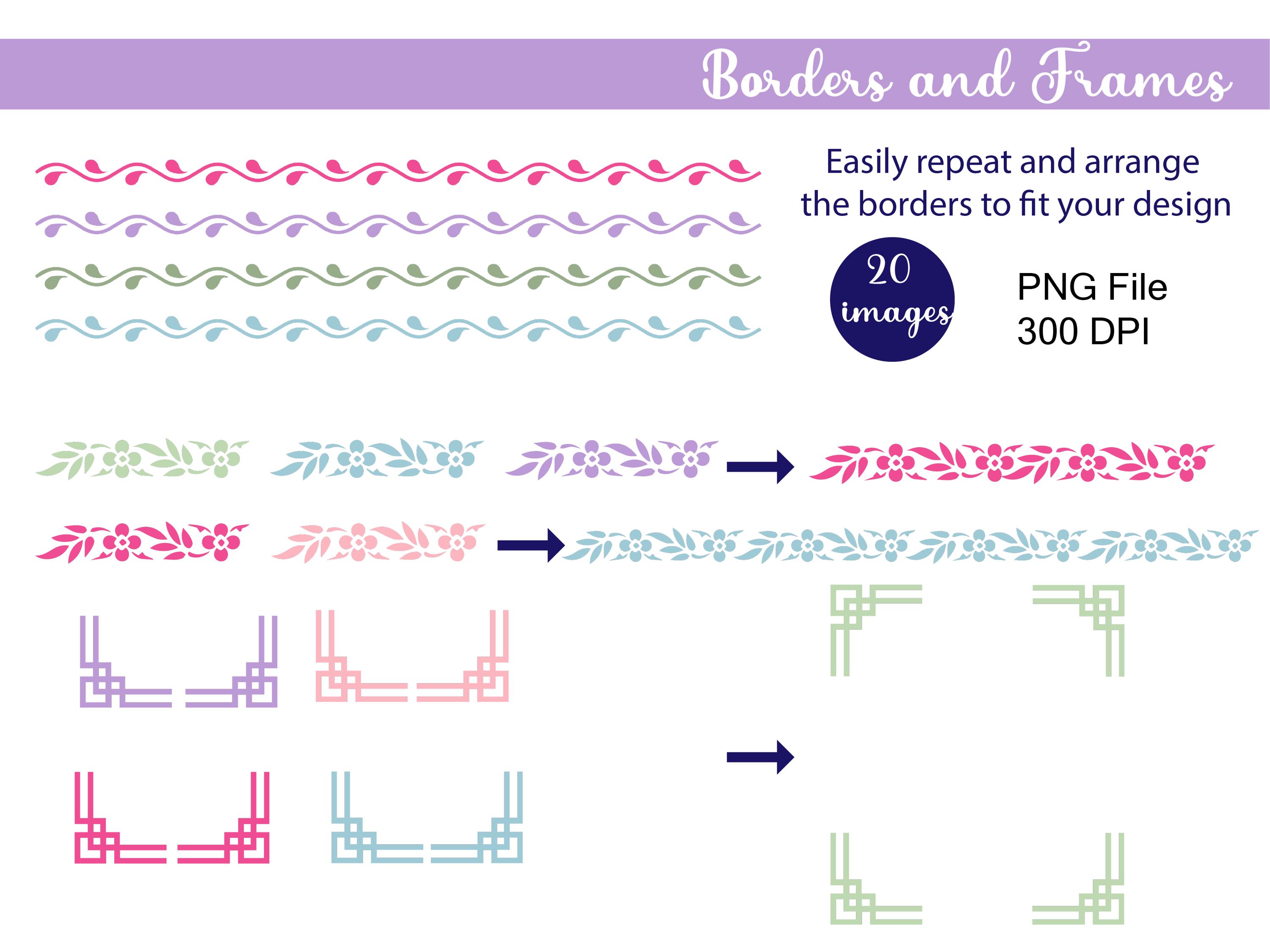 Watercolor Mahjong Clipart Set: Tiles, Borders, Patterns (PNG, JPG ...