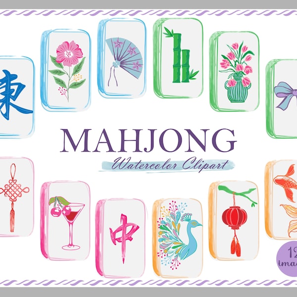 Mahjong Artwork - Etsy