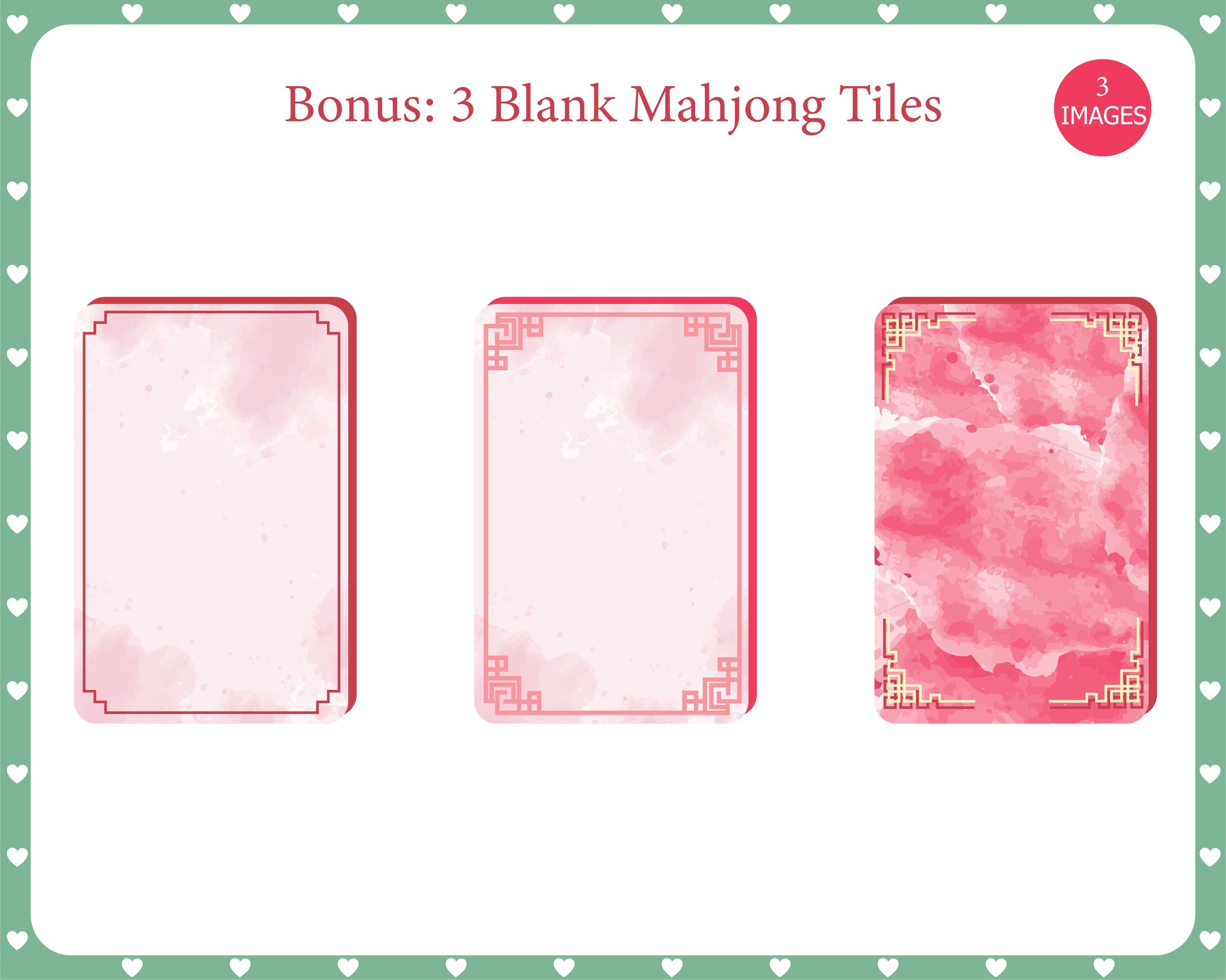 Valentine’s Mahjong Tiles PNG Set, Coquette Style,love Clipart ...