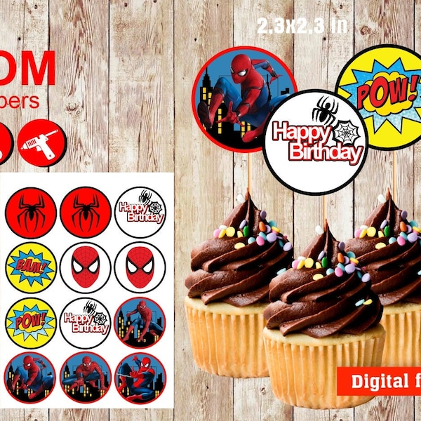 Spiderman topper - Etsy México