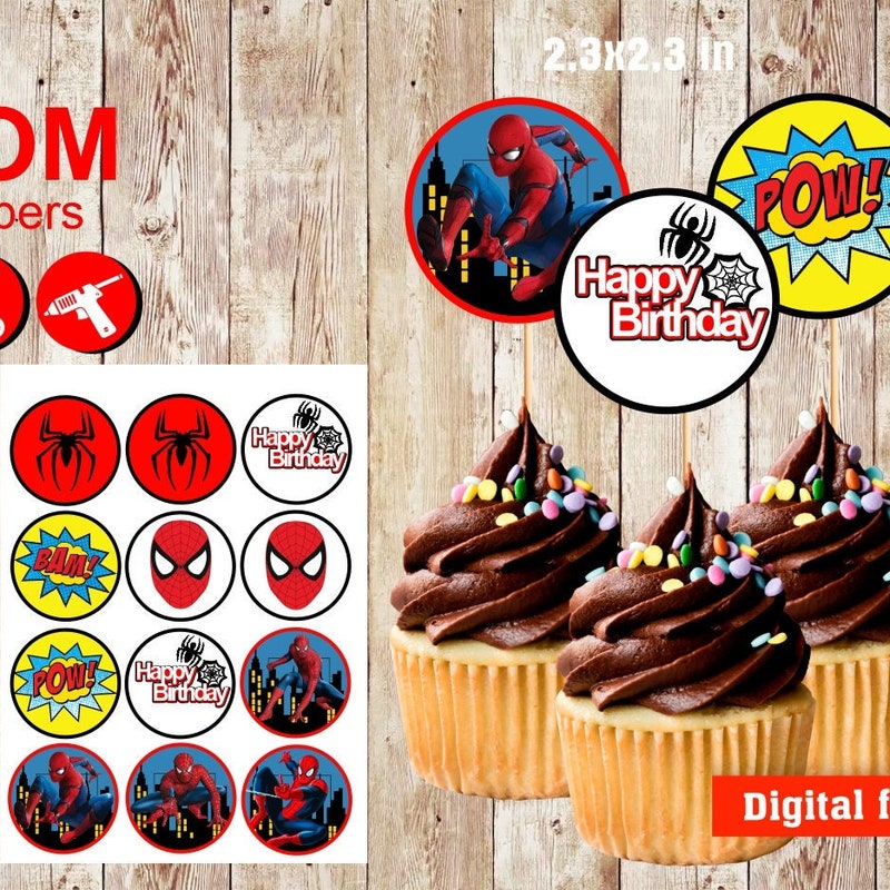 Spiderman Topper - Etsy
