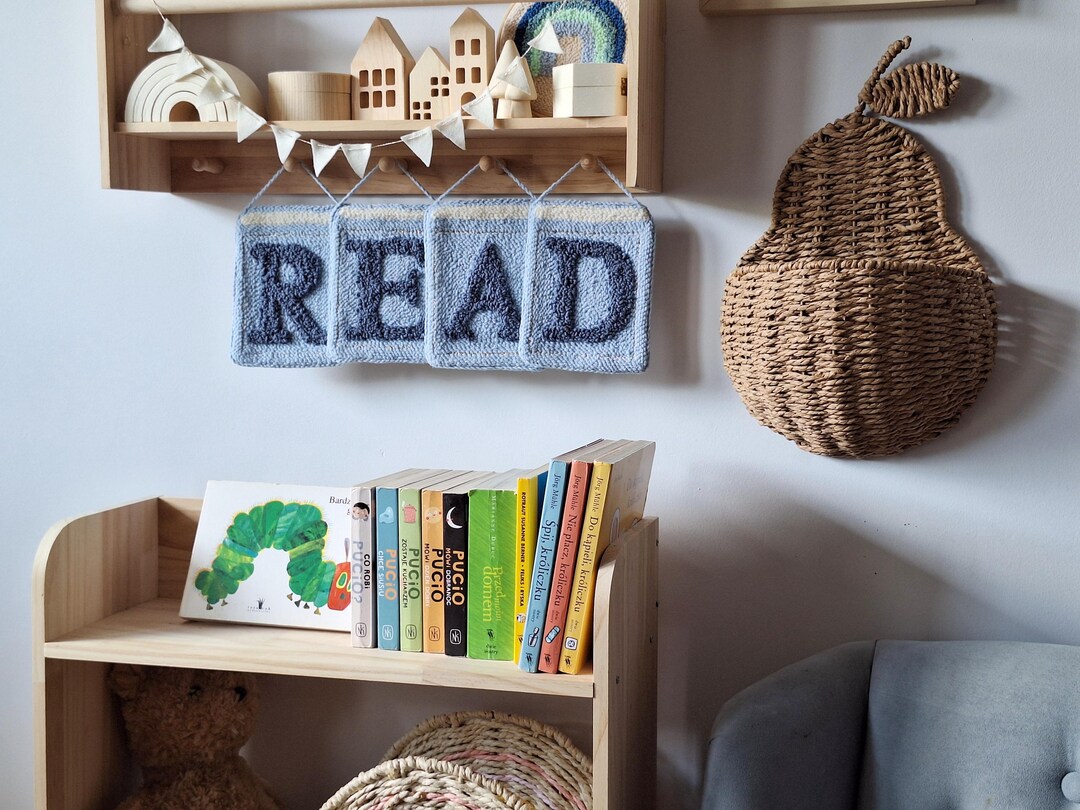 Reading Nook Wall Decor for Nursery, Back to School Kids Room Decor ...