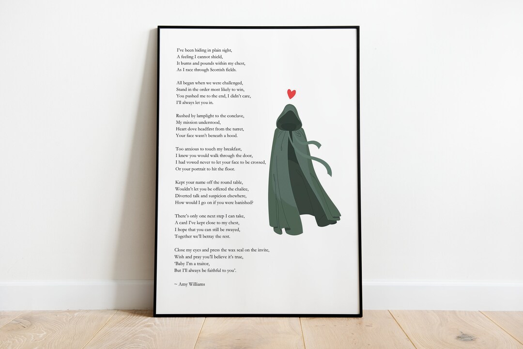 Original Poem - the Traitors - A Love Story (poem for Couples) Physical ...