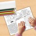 Ash Wednesday Activity Placemat, Catholic Coloring Craft for Kids ...