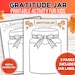 Gratitude Jar Printable: Thanksgiving DIY Activity for Kids (PDF) - Etsy