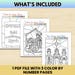 Epiphany Coloring Pages, Three Wise Men Color by Number Easy for ...