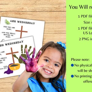 Ash Wednesday Craft, Ash Wednesday 2025 Handprint Art Craft for ...