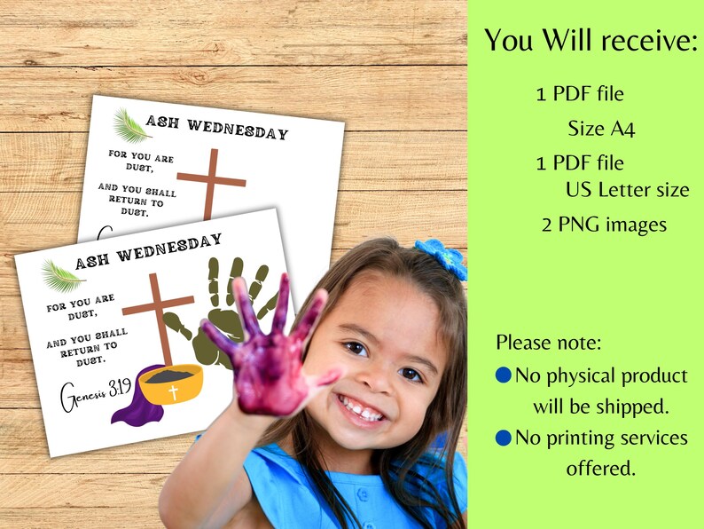 Ash Wednesday Craft, Ash Wednesday 2025 Handprint Art Craft for ...