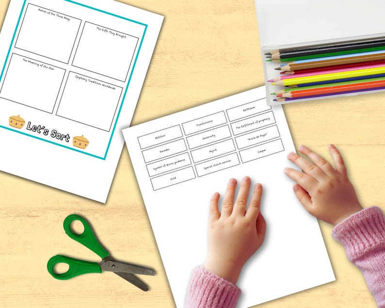 Three Wise Men Flipbook Craft for Kids, Epiphany Day Coloring Activity ...