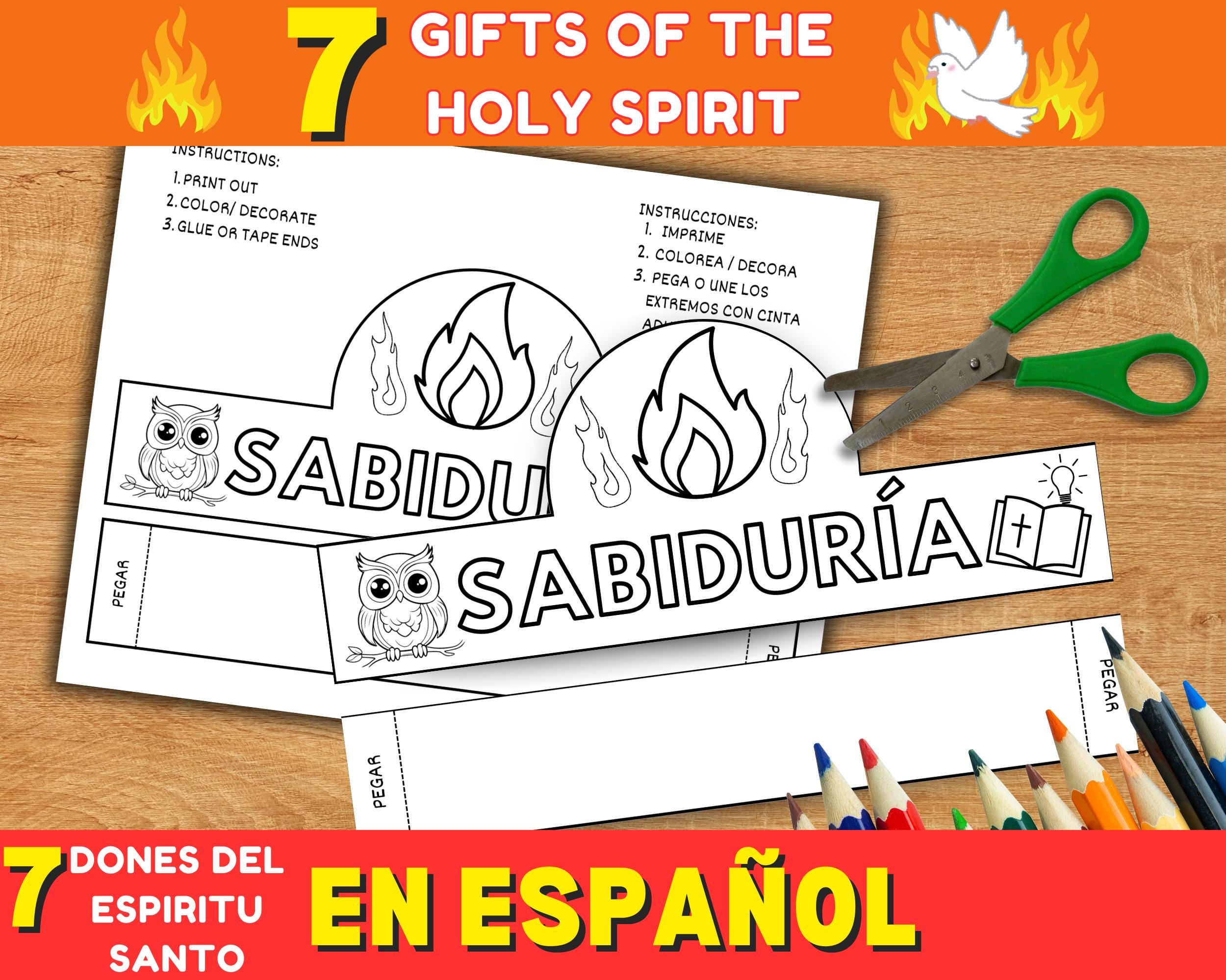Paper Crown Craft for Kids, Spanish Sunday School Activity, Paper Hat ...