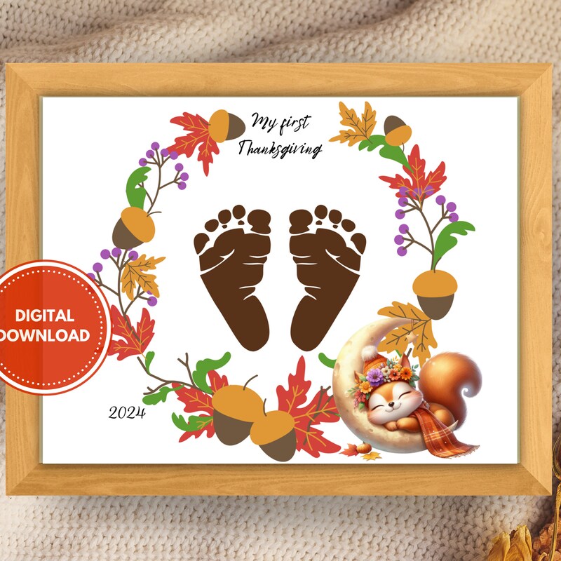 Acorn Handprint - Etsy