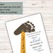 Father’s Day Hammer Footprint Art With Bible Verse, Printable Bible ...
