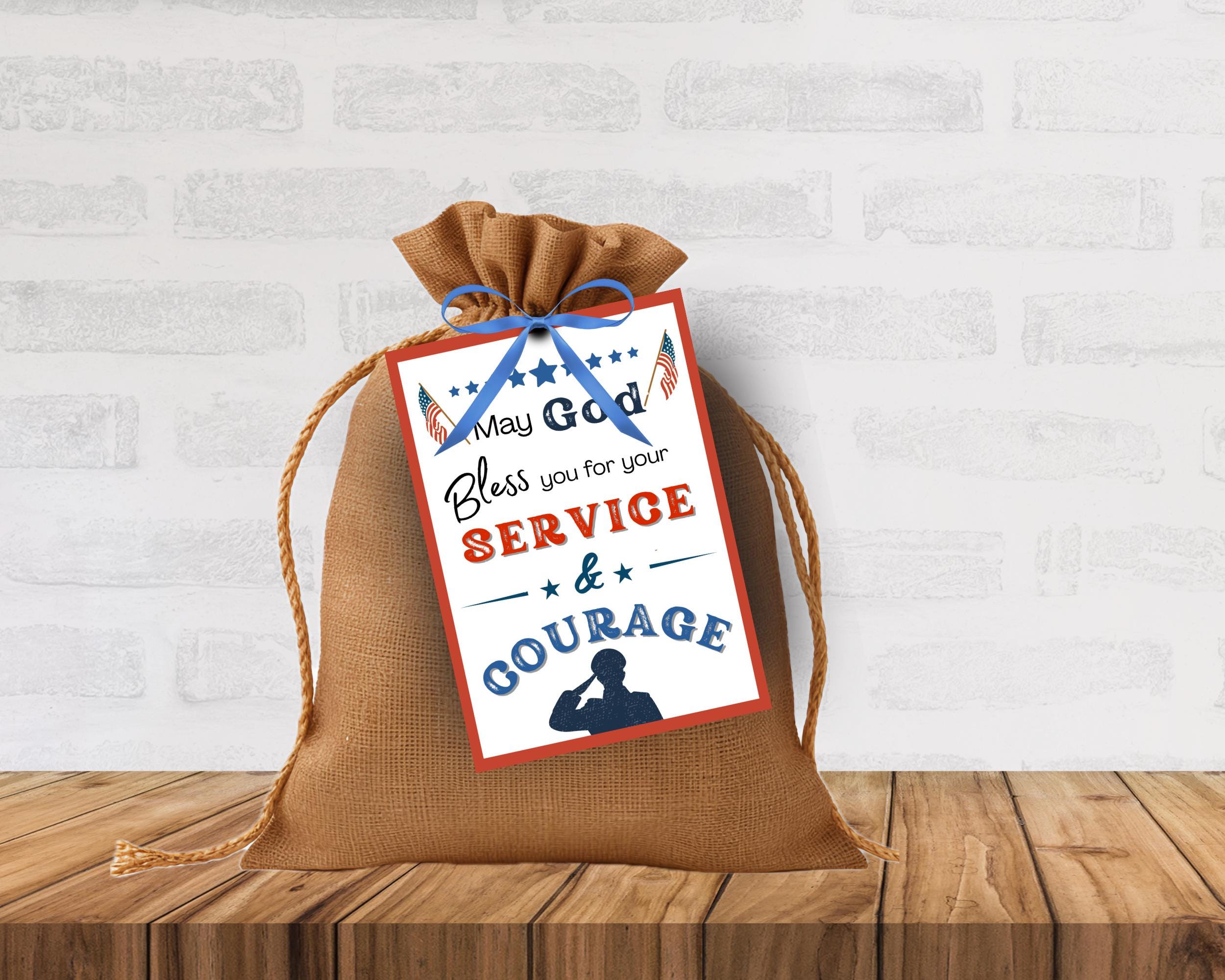 Veterans Day Gift Tags, Veterans Day Thank You Gift, Printable ...