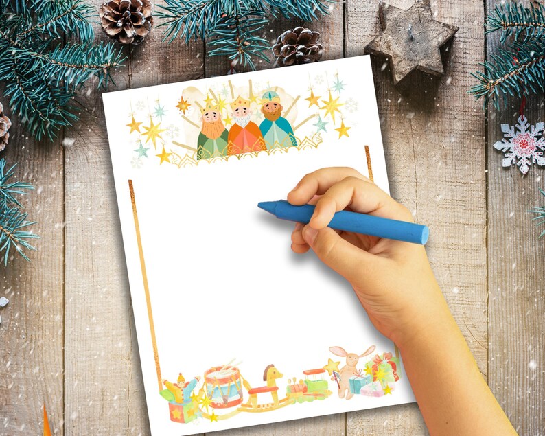 Carta Para Los Tres Reyes Magos Imprimible, Letter to Three Wise Men in ...