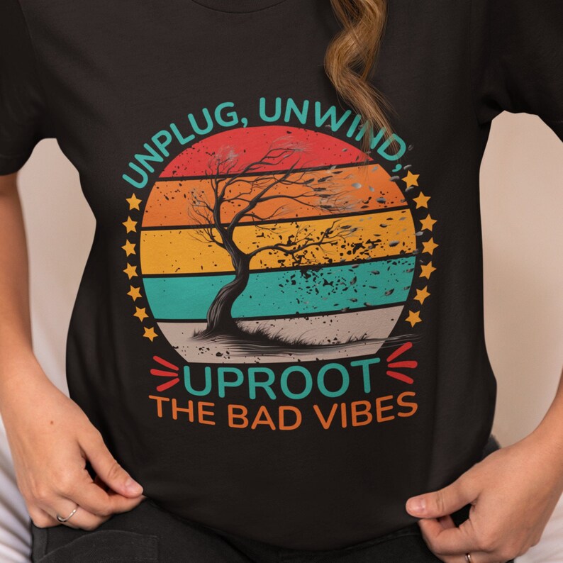 Mental Health Awareness Shirt Unplug, Unwind, Uproot Unisex T-shirt ...