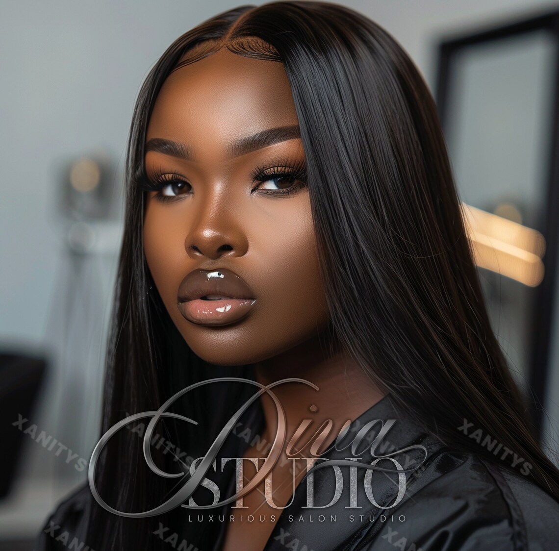 Cosmetics Website Model Photos, Hair Website Model, Lip Gloss Business ...