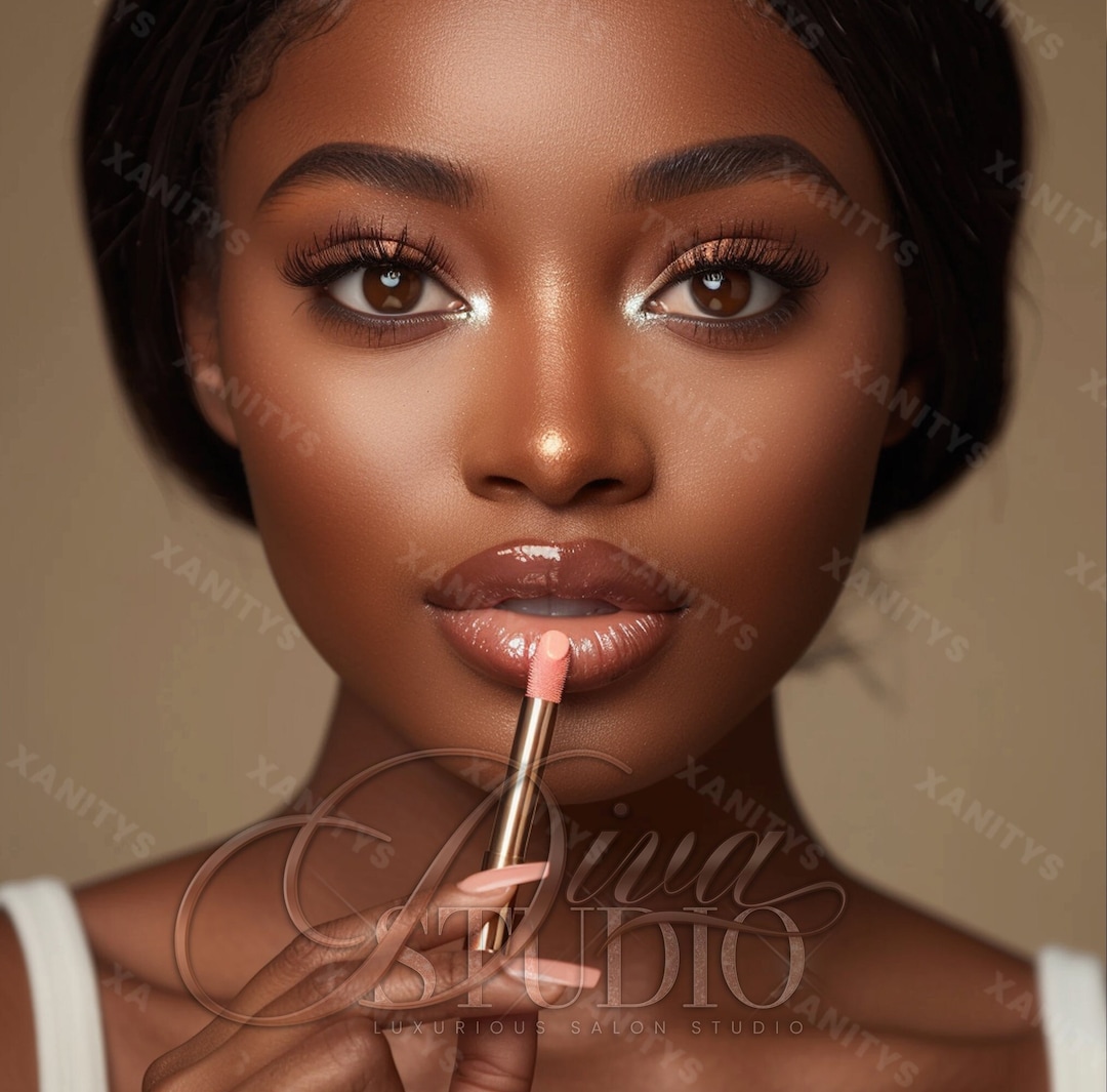 Cosmetics Website Model Photos, Lip Gloss Website Model, Beauty Stock ...