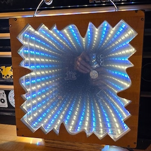 Infinity Mirror With Wonky Frame - Etsy