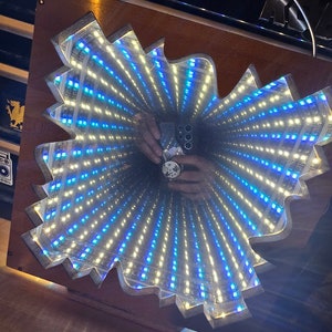 Infinity Mirror With Wonky Frame - Etsy