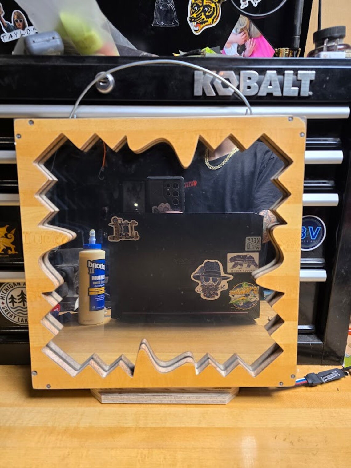 Infinity Mirror With Wonky Frame - Etsy