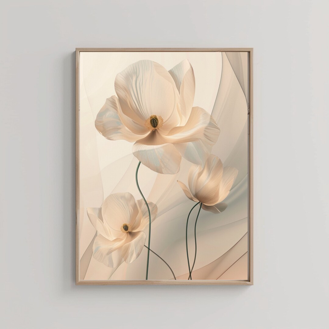 Birth Flower, Wall Art, February, Birth Month Flower Print, Birthday ...