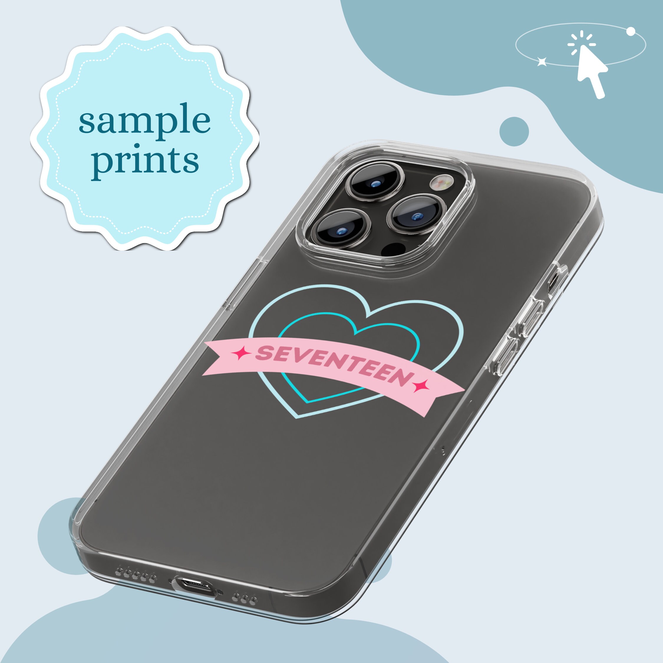 SEVENTEEN Svg Png Jpg Pdf ~ SEVENTEEN Digital Stickers ~ Valentine ...