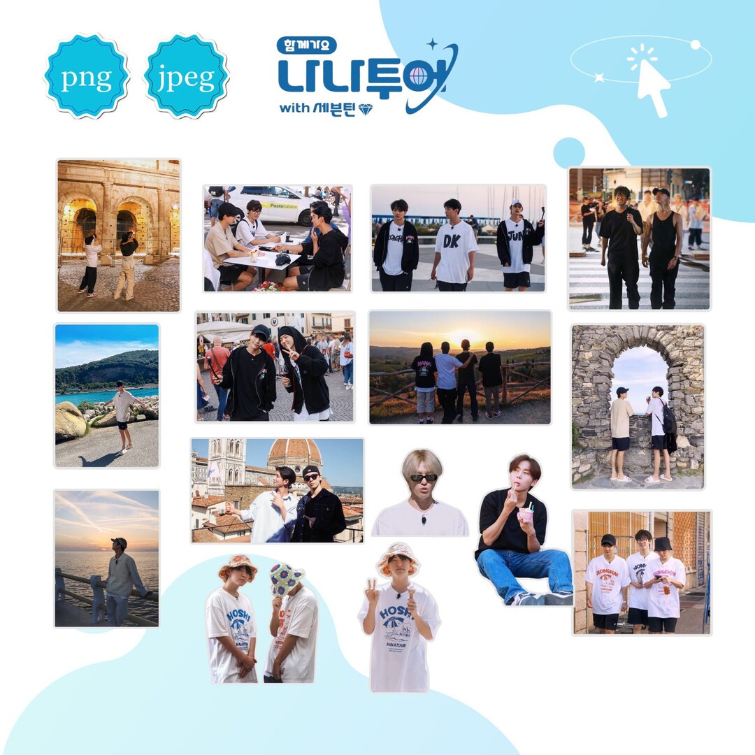 SEVENTEEN Nana Tour Finale Png, Jpg ~ SEVENTEEN Digital Stickers ~ Kpop ...