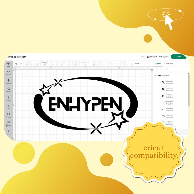 ENHYPEN Svg Png Jpg Pdf ~ ENHYPEN ENGENE Digital Stickers ~ Kpop ...