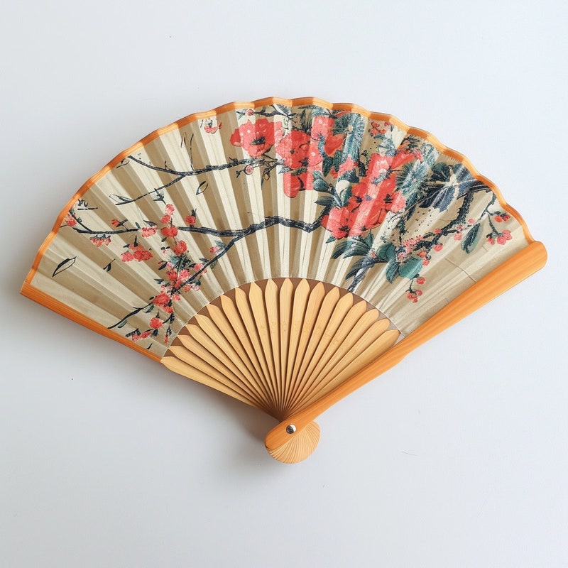 Hand Painted Fan - Etsy