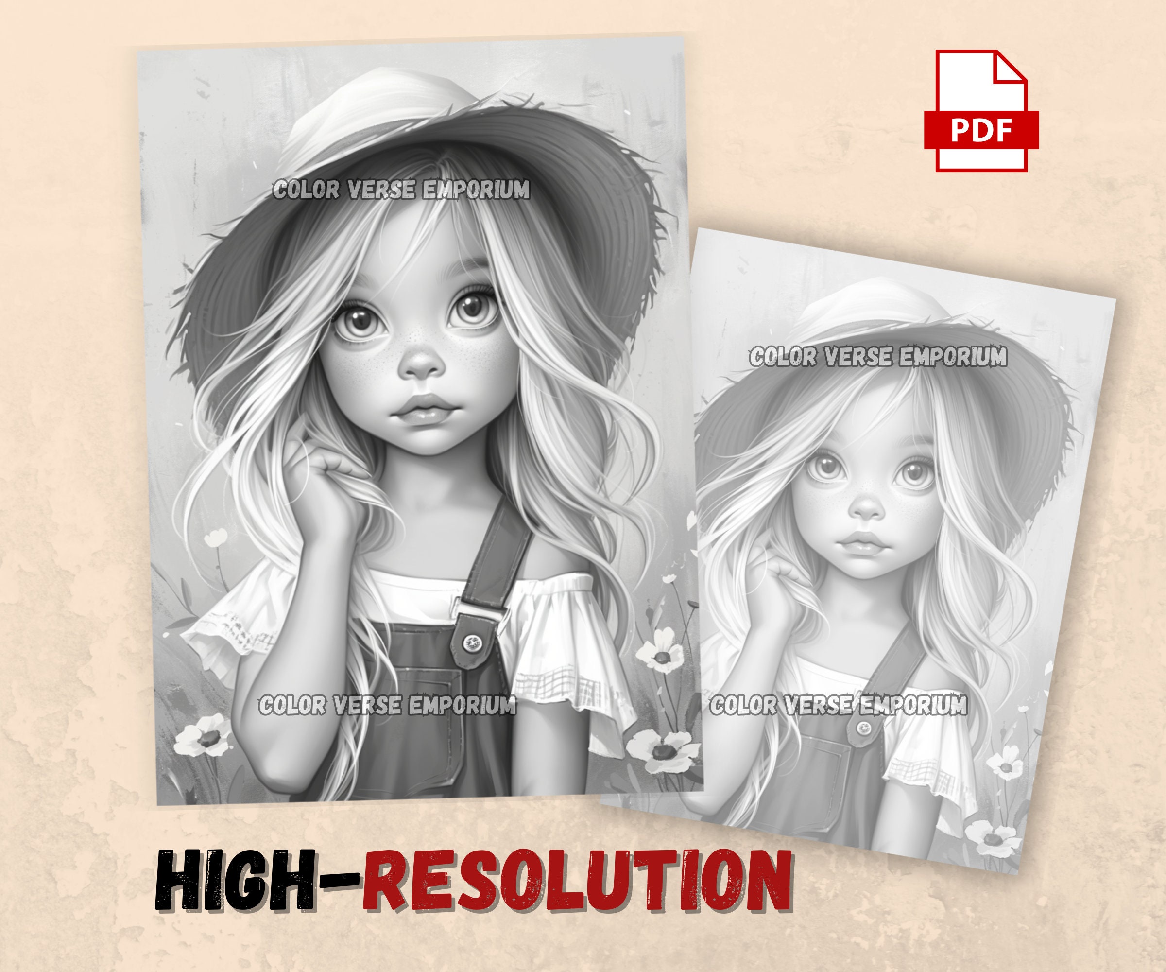 70 Lovely Girl Coloring Book Printable Sweet Little Woman Coloring ...