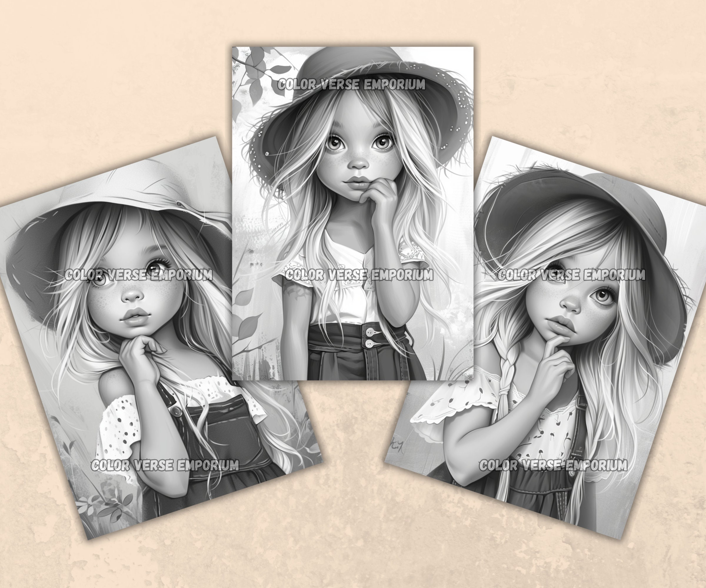 70 Lovely Girl Coloring Book Printable Sweet Little Woman Coloring ...