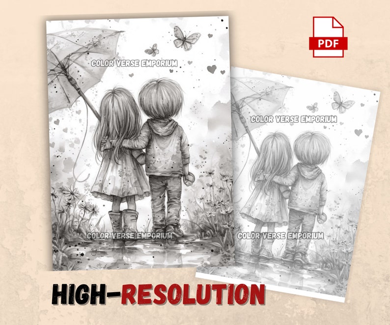 Sweet Love Coloring Book Printable Hearts Friendship Coloring Pages ...