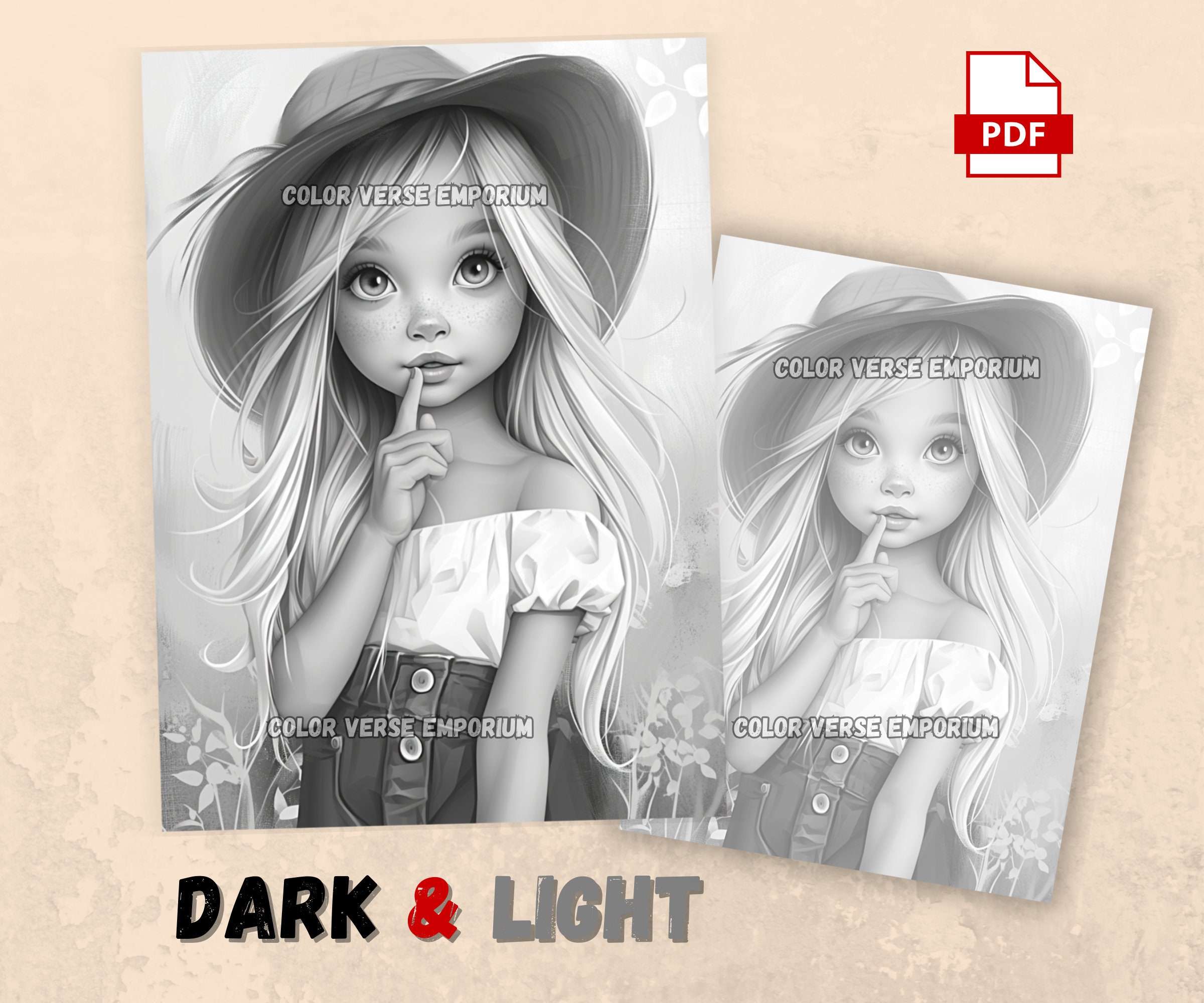 70 Lovely Girl Coloring Book Printable Sweet Little Woman Coloring ...