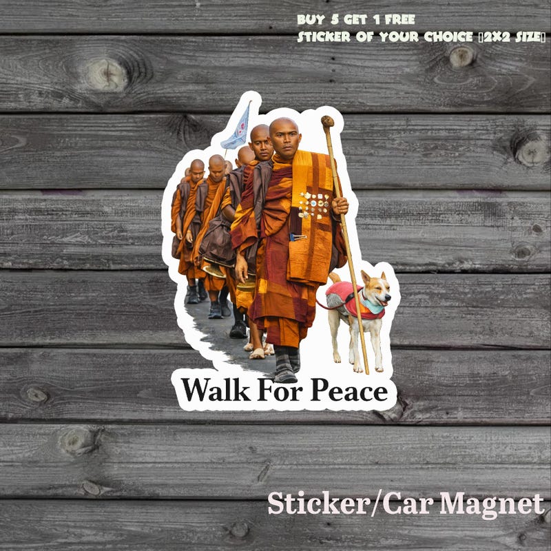 Walk for Peace Stickers - Etsy