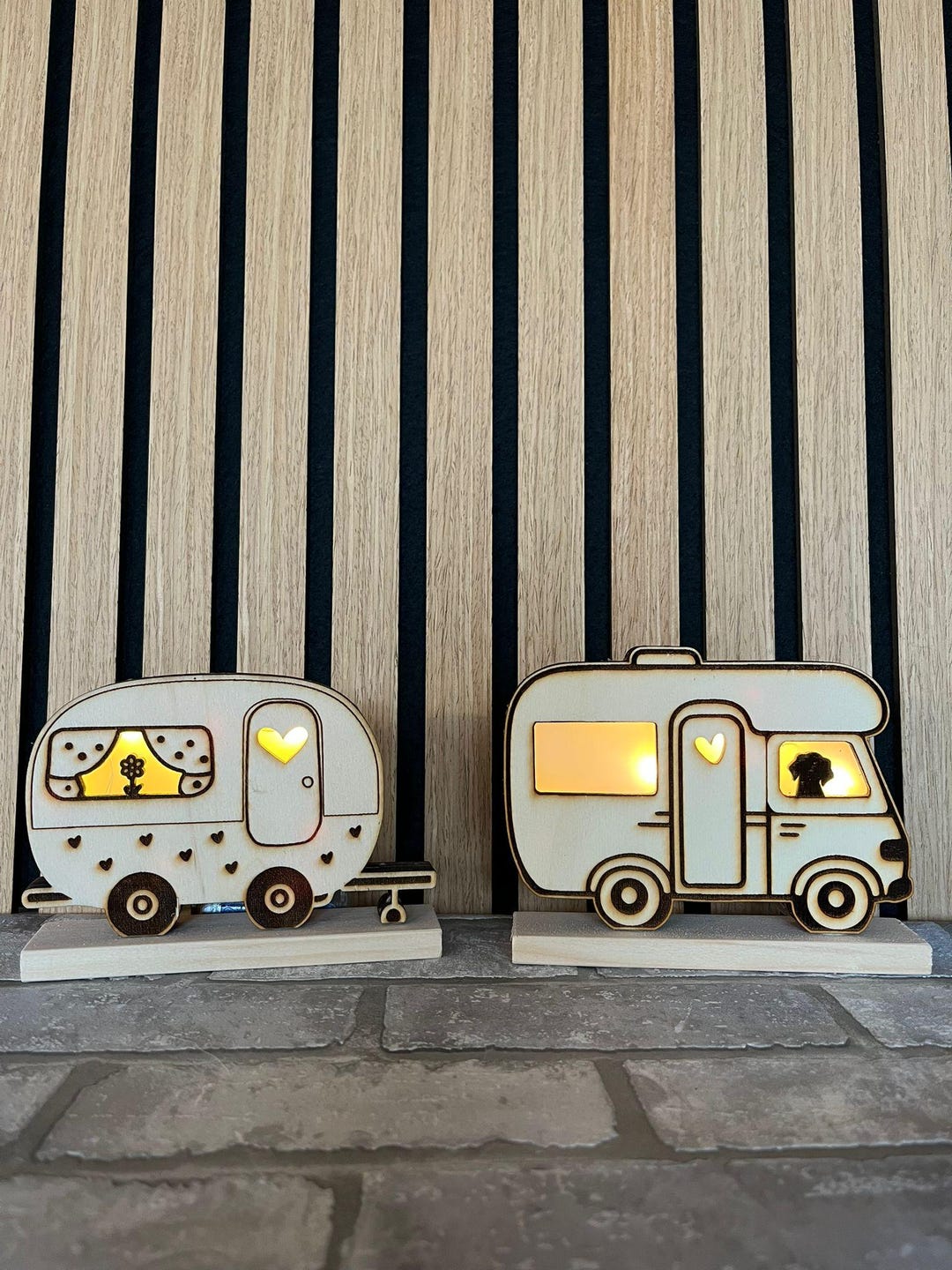 Caravans and Motorhomes With Lighting, Camping, Camping Love, Holidays ...